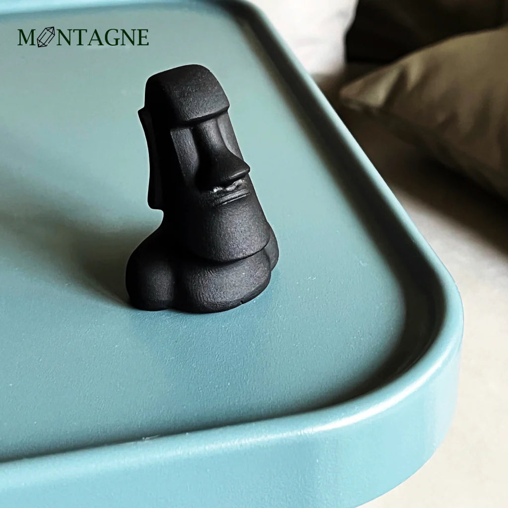 Obsidian Moai Diffuser Figurine – Ema's Table