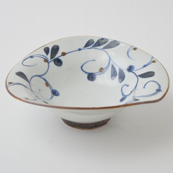 Hasami Ware Hand-painted Deformed Bowl 6.5" – Ema's Table