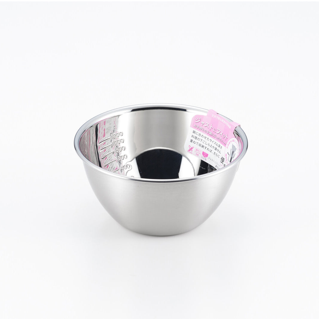 Multi-Size Stainless Steel Measuring Bowl – Ema's Table