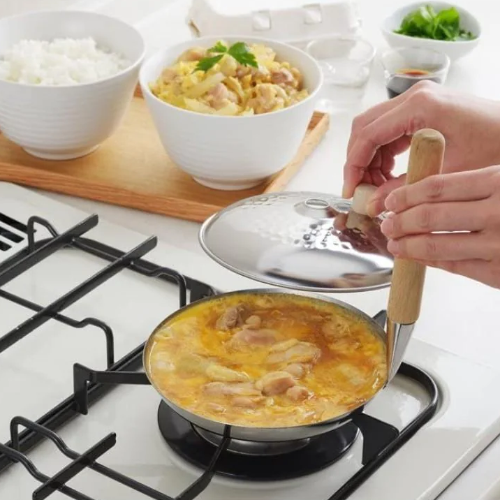 Japanese Oyakodon Pot with Lid – Ema's Table