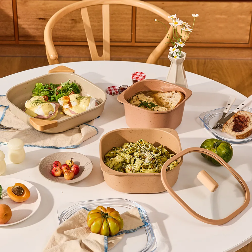 Fika Objet Comfort Orange 7P Cookware Set – Ema's Table