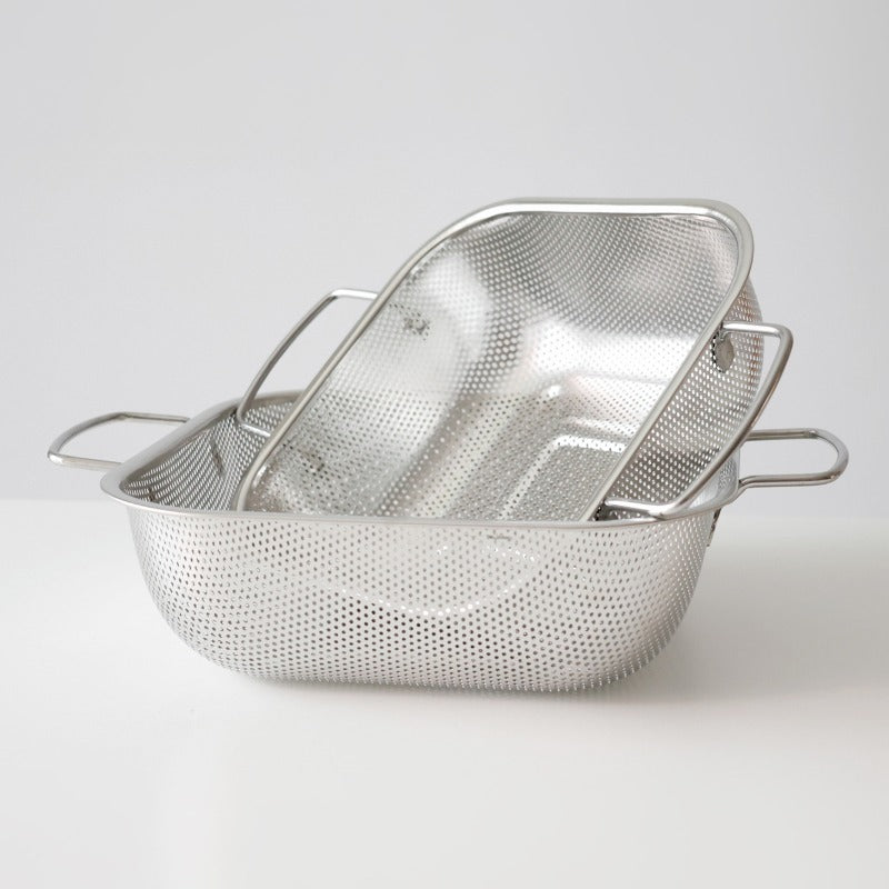 Stainless Steel Square Colander – Ema's Table