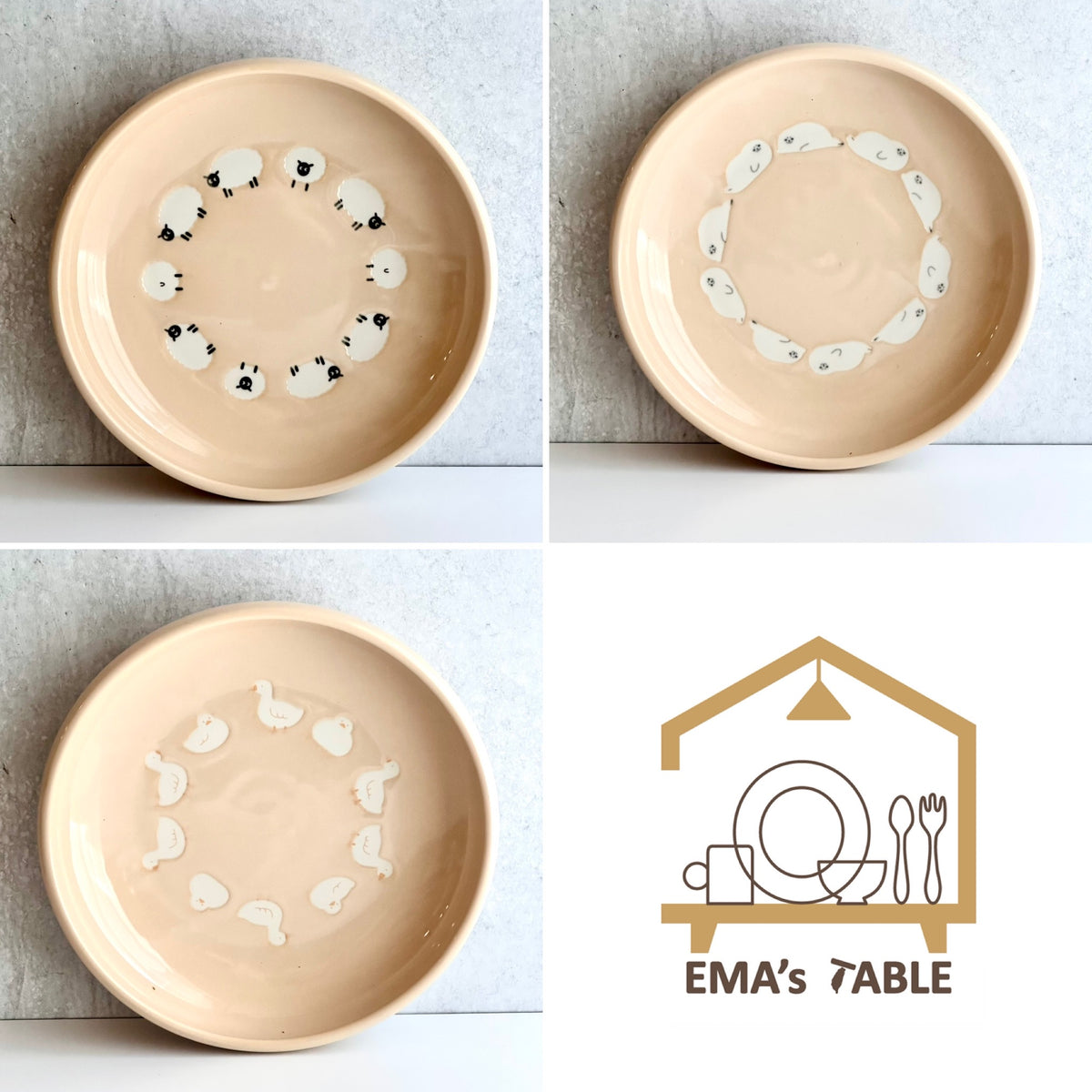 Mother Goose Animal Series Plate 8" – Ema's Table