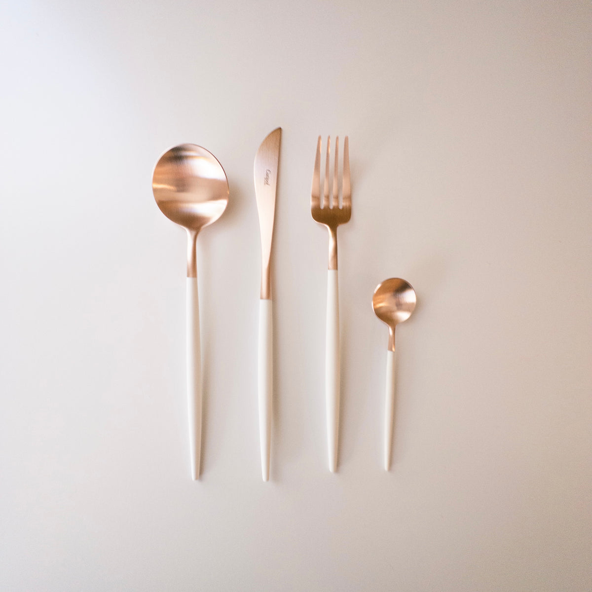 Cutipol GOA Rose Gold 4pcs Flatware Set – Ema's Table