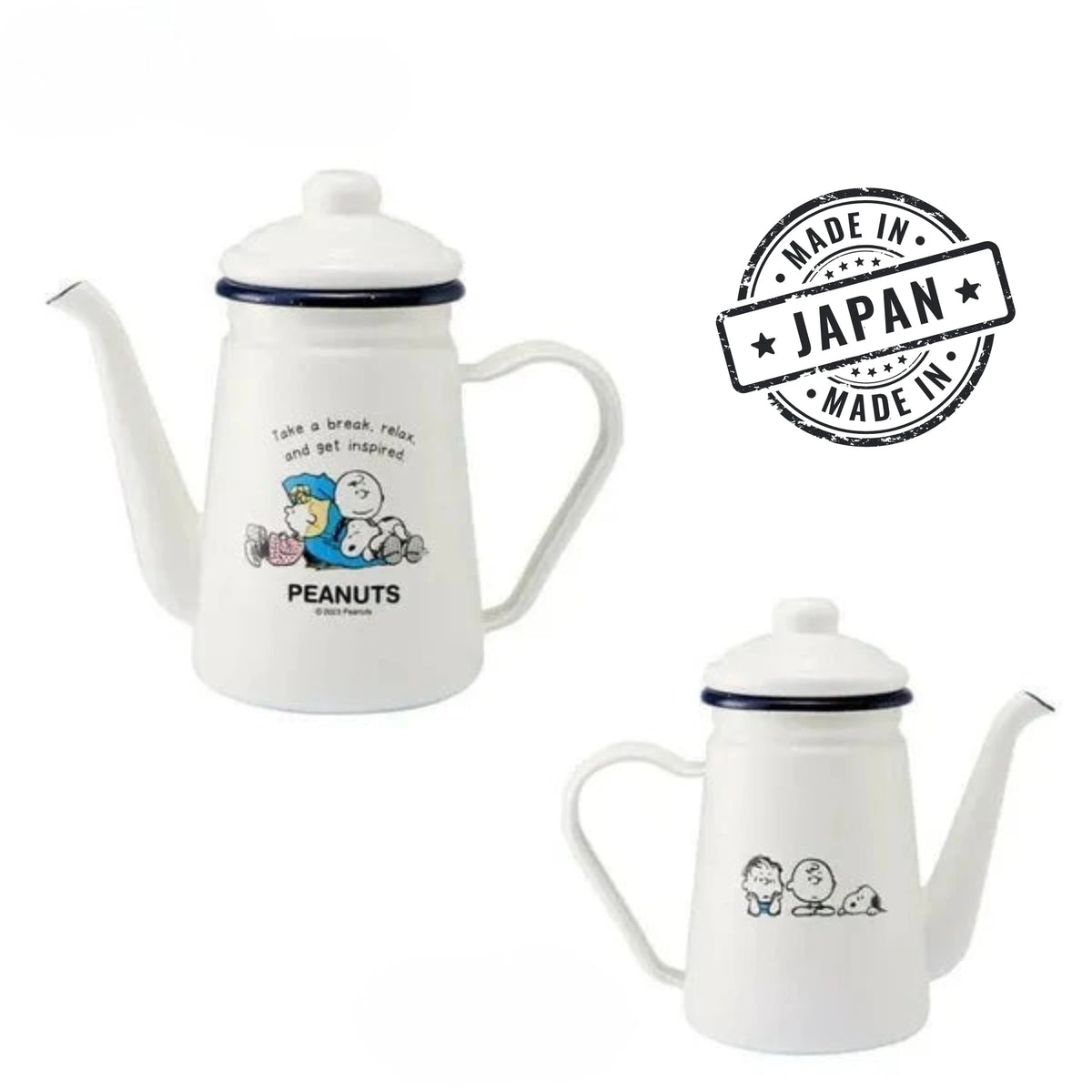 SNOOPY Break Time Enamel Coffee Pot – Ema's Table