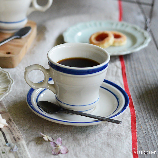Brulot Blue Line Cup & Saucer – Ema's Table