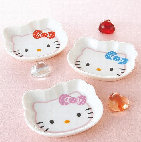 Hello Kitty Small Plate 3P Set 4.5" – Ema's Table