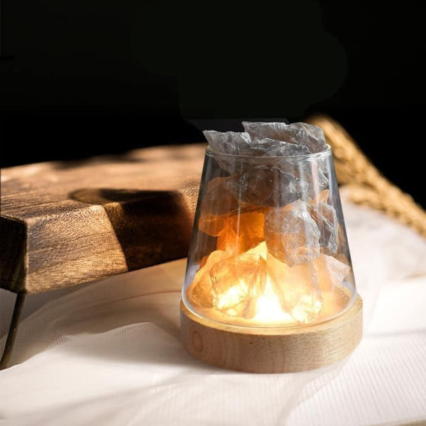 Tea Crystal with Light Base – Ema's Table