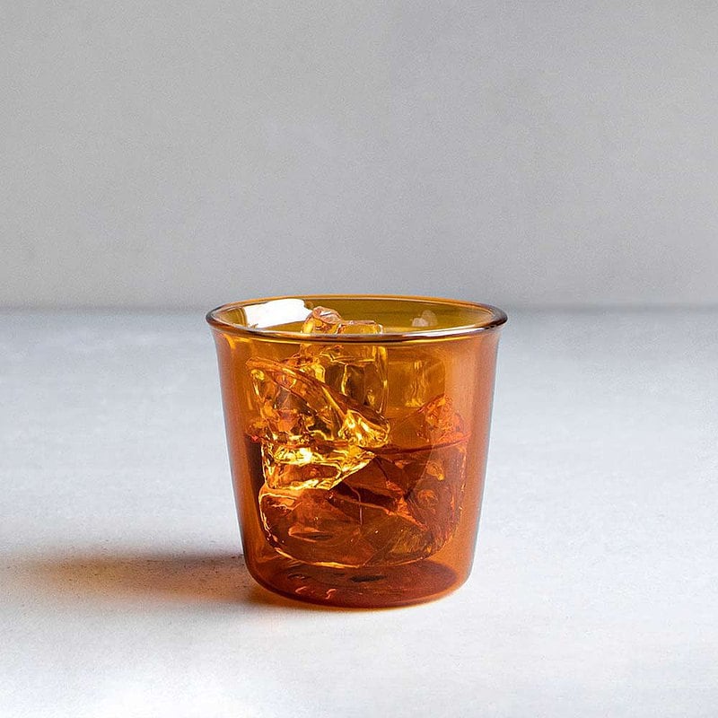Cast Amber Double Wall Glass – Ema's Table
