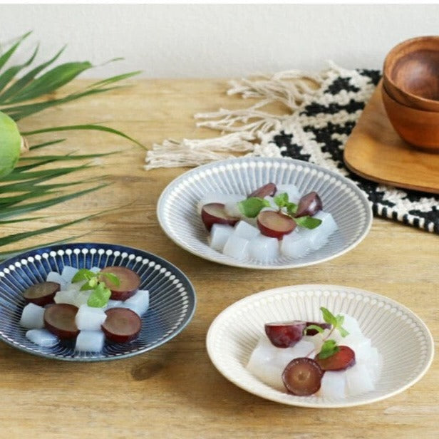 Albee White Line Plate 6" – Ema's Table